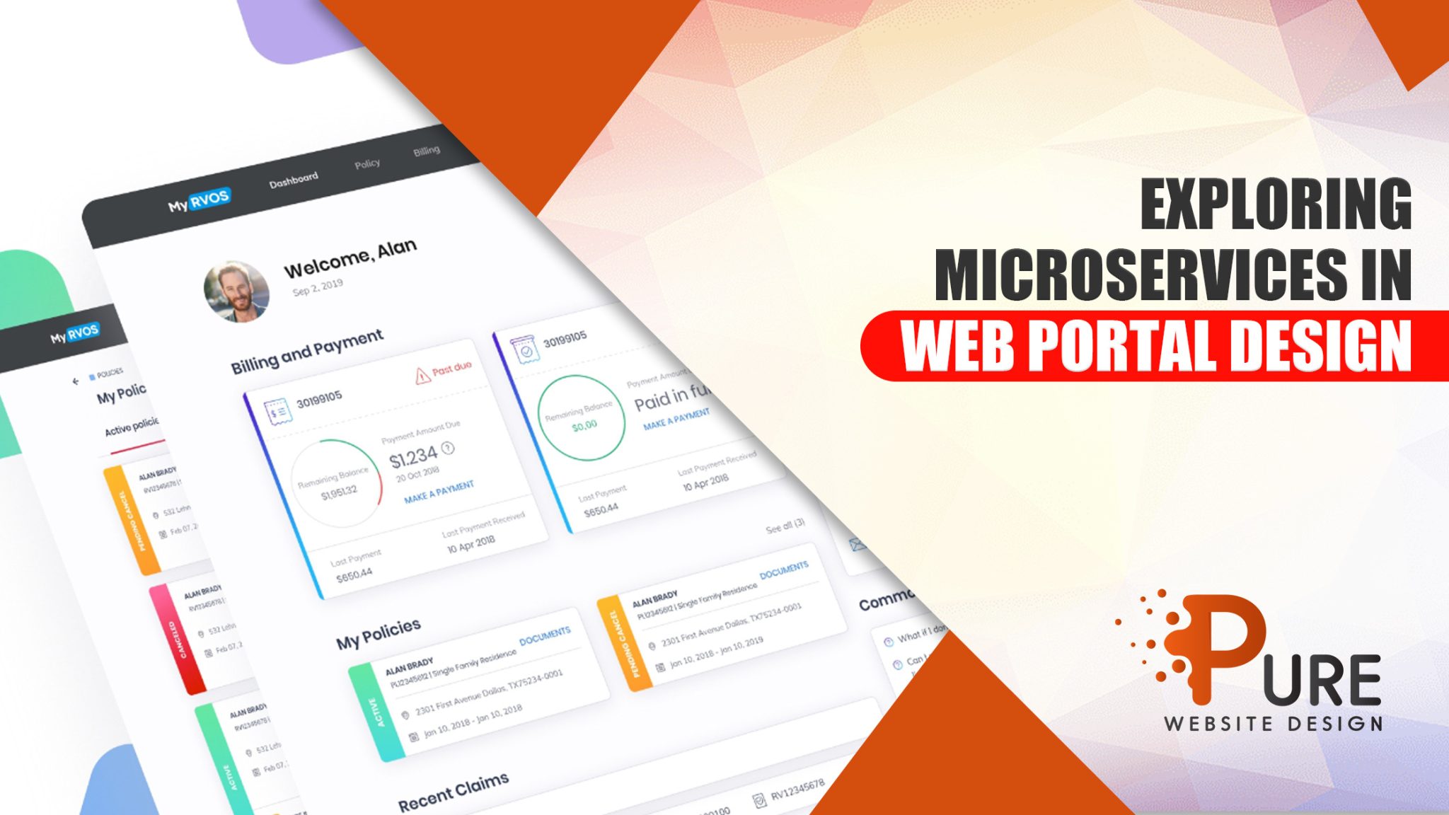 Microservices in Web Portal Design